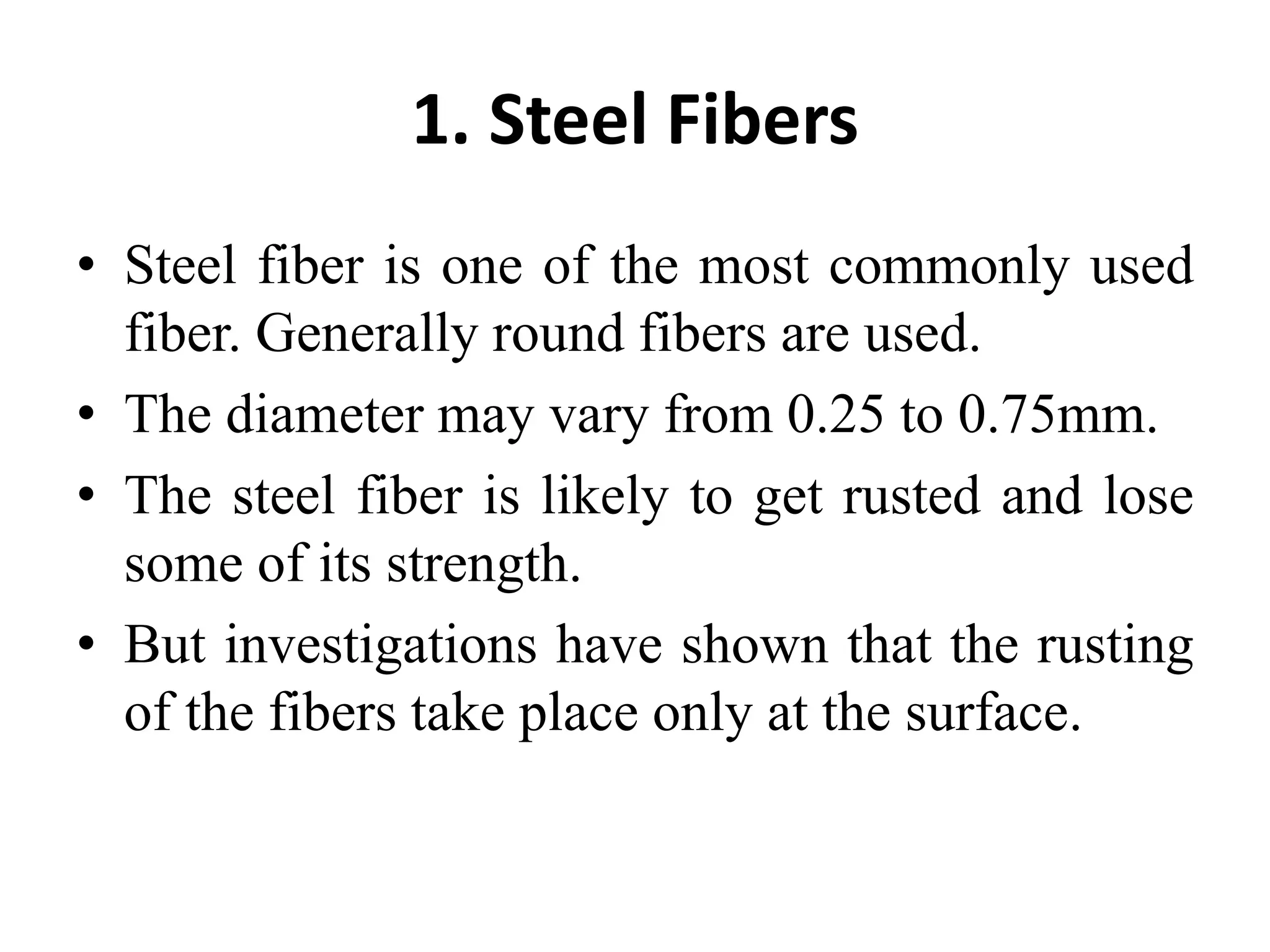 Materials for Repait : FRC (fiber reinforced concrete ) part 3 (RR&S ...