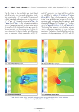 Performance Analysis of the Helical Savonius Rotor Using Computational Fluid Dynamics | PDF