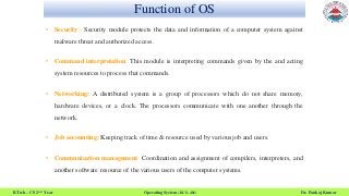 Function of Operating System | PPT