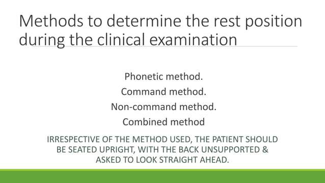 functional examination | PPTX