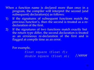 3 Function Overloading | PPT