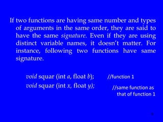 3 Function Overloading | PPT