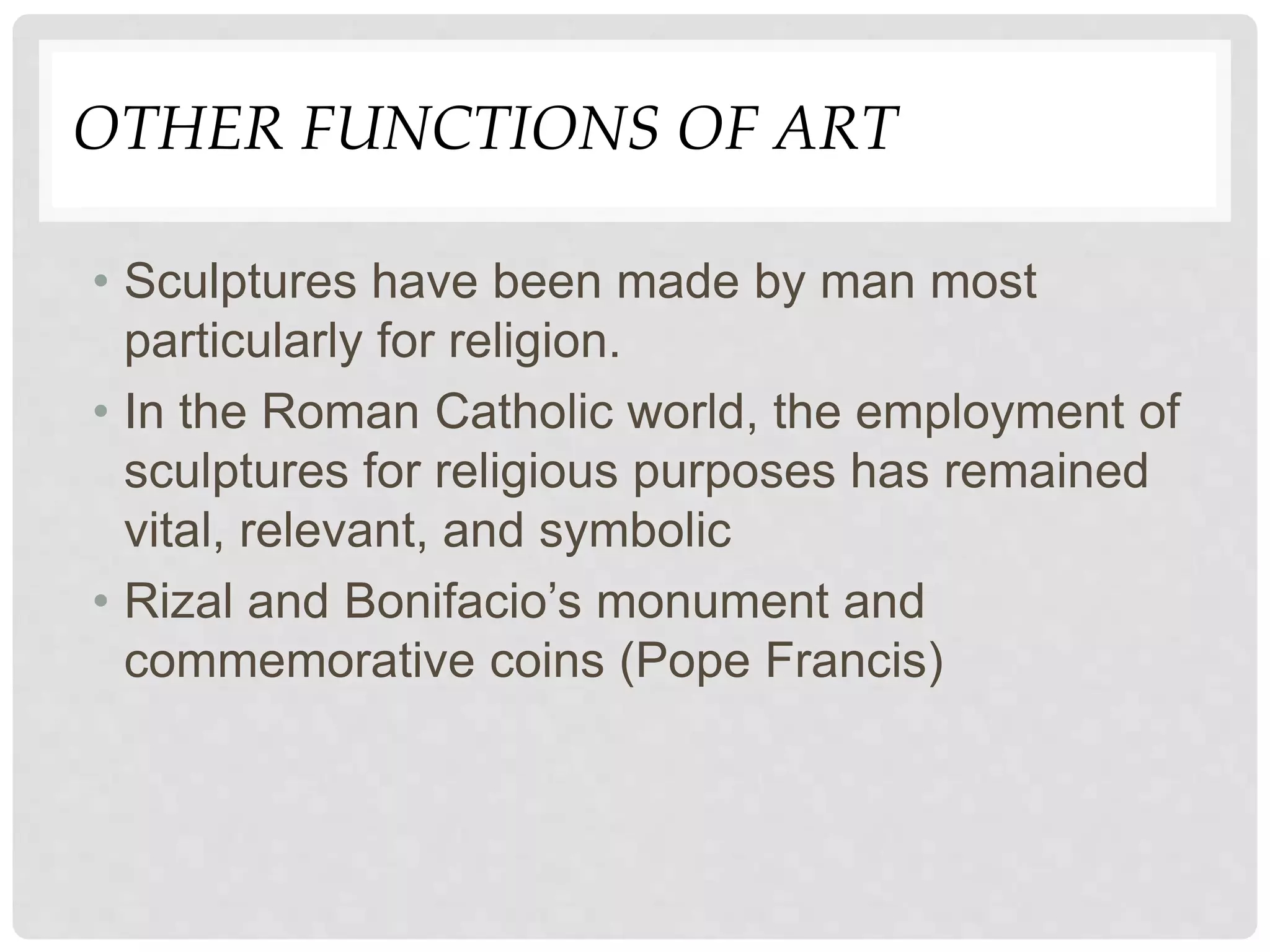 Functions and Philosophical Perspectives on Art | PPTX