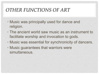 Functions and Philosophical Perspectives on Art | PPTX