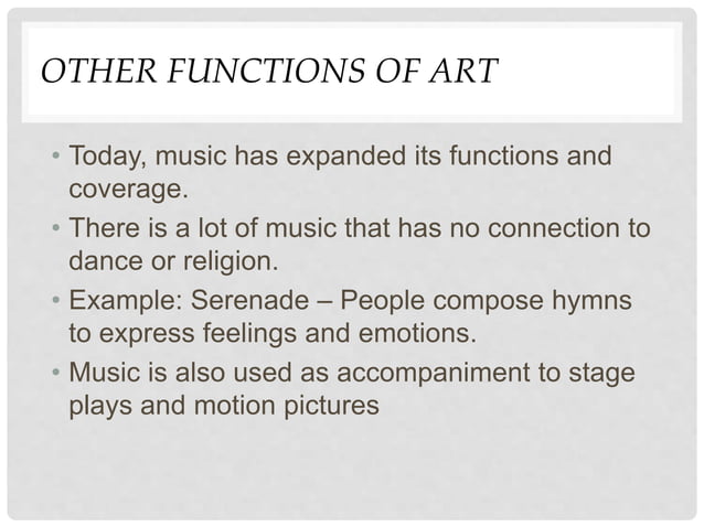 Functions and Philosophical Perspectives on Art | PPTX | Modern Art ...