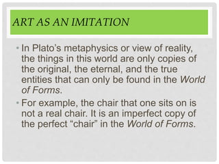 Functions and Philosophical Perspectives on Art | PPTX