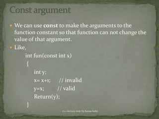 Functions in c++ | PPT
