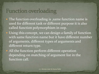 Functions in c++ | PPT