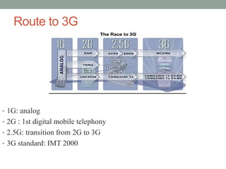 third generation of mobile communication | PPT