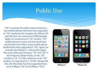 3G | PPTX | Smartphones | Consumer Electronics