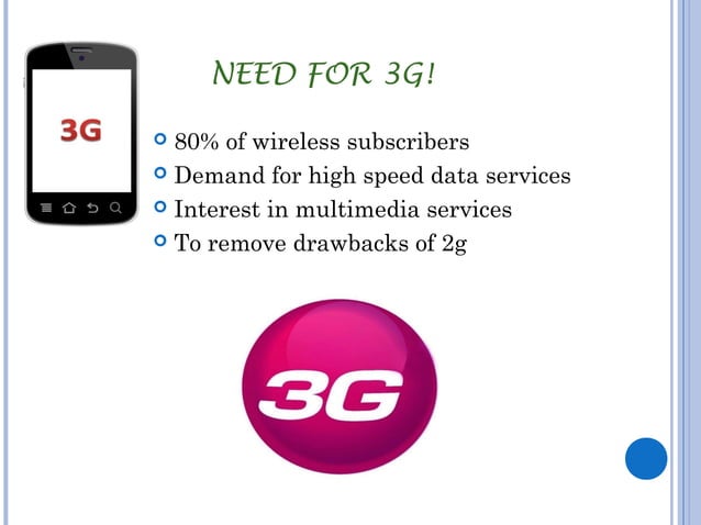3 g (3rd generation mobile technology) | PPT