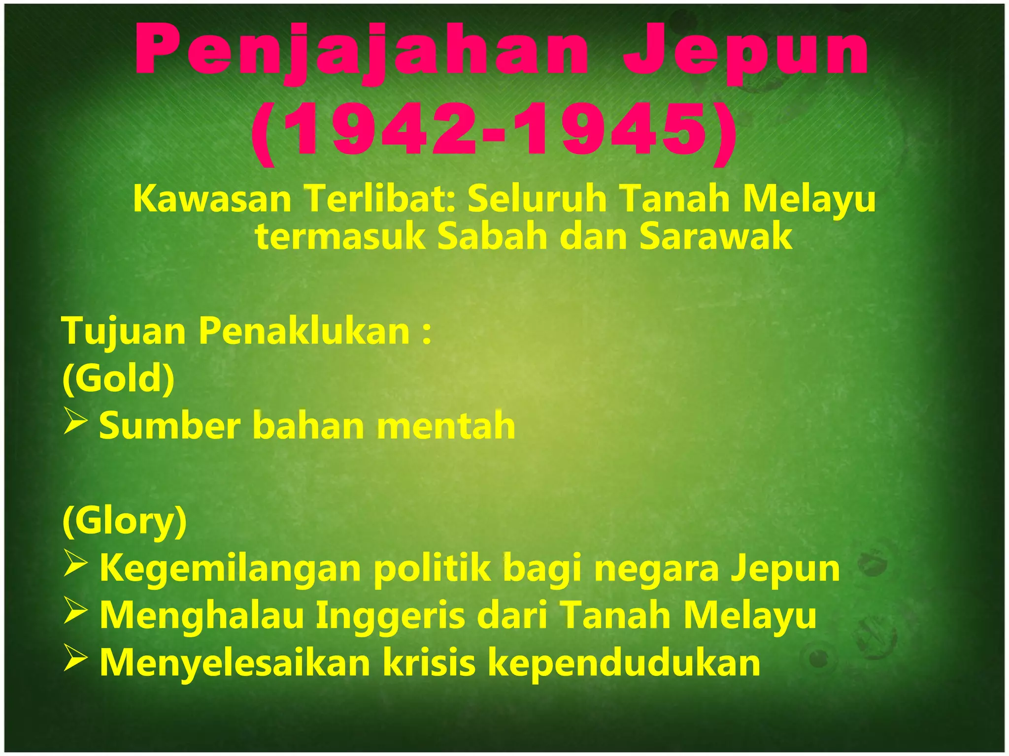 3G (Gold,Glory,God) | PPT