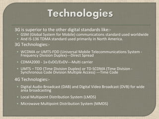 3G Technology | PPT