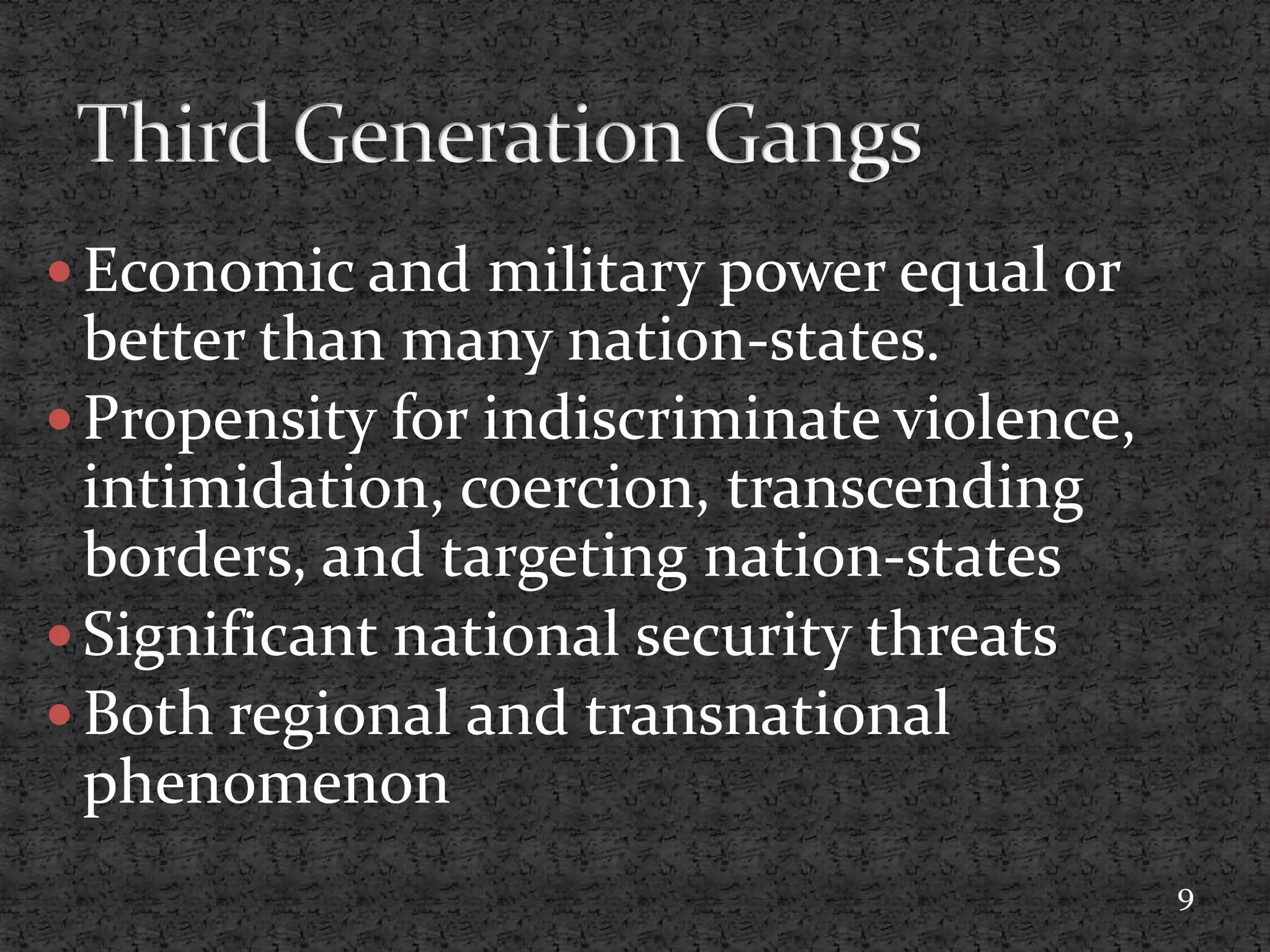 3G2 - Third Generation Gangs | PPTX