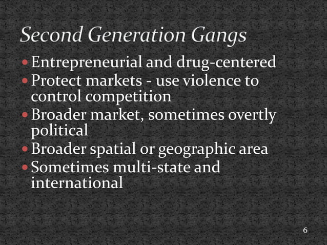 3G2 - Third Generation Gangs | PPT