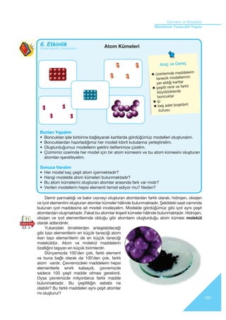 Element ve bileşikler | PDF