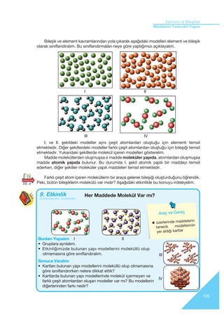 Element ve bileşikler | PDF