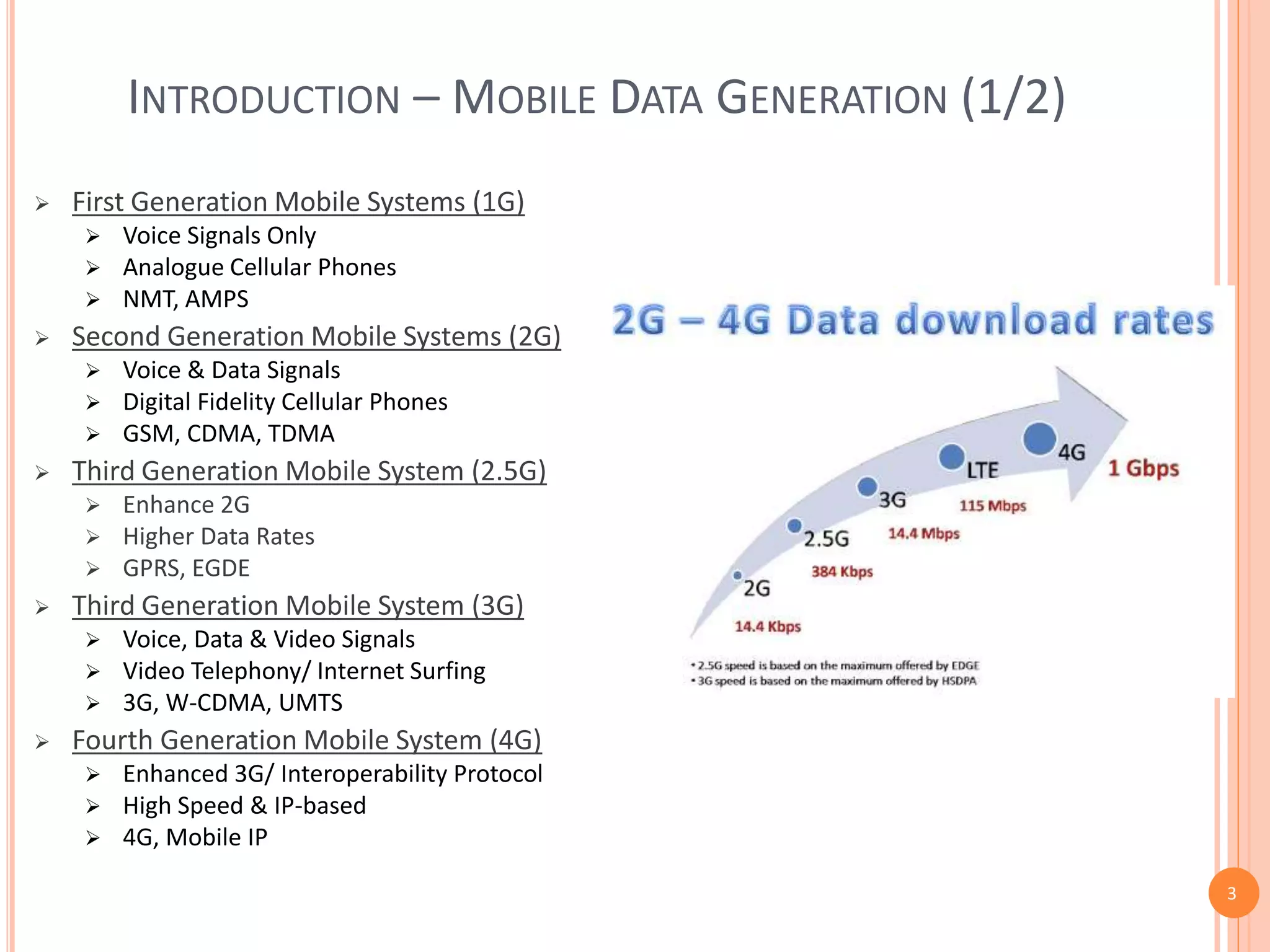 3G & 4G Network | PPTX