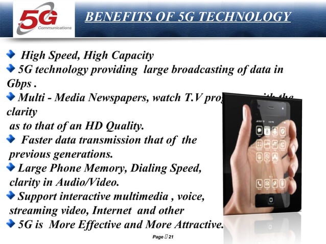 Presentation on 1G/2G/3G/4G/5G/Cellular & Wireless Technologies | PPT