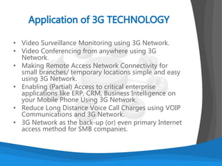3g & 4g technology | PPTX