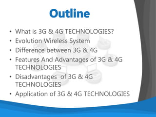 3g & 4g technology | PPTX