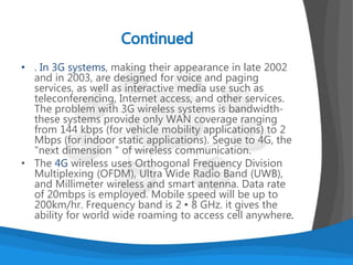 3g & 4g technology | PPTX