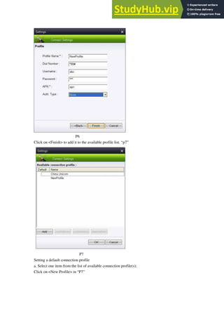 3G 7.2Mbps HSPA Modem User Guide | PDF