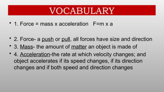 3 G8 Science Q1-Week 1 of 2Law of Acceleration.pptx | Physics | Science