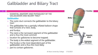 sonography of gallbladder | PPTX