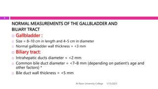 sonography of gallbladder | PPTX