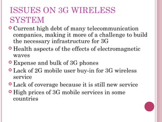 3 g and 4g 3g techologies | PPT