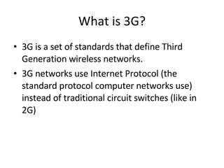 3G and Beyond | PPT