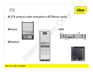 3G BTS and DBS Hardware at Ericsson, Huawei, ZTE and NSN | PDF