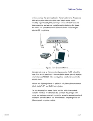 3 G Case Studies Published | PDF