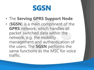 3G component | PPT | Free Download