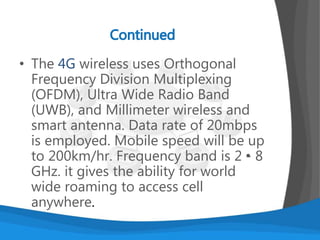 3G component | PPT | Free Download