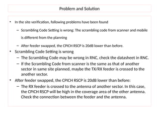 3G Network Drive Testing detailed Learning | PPT