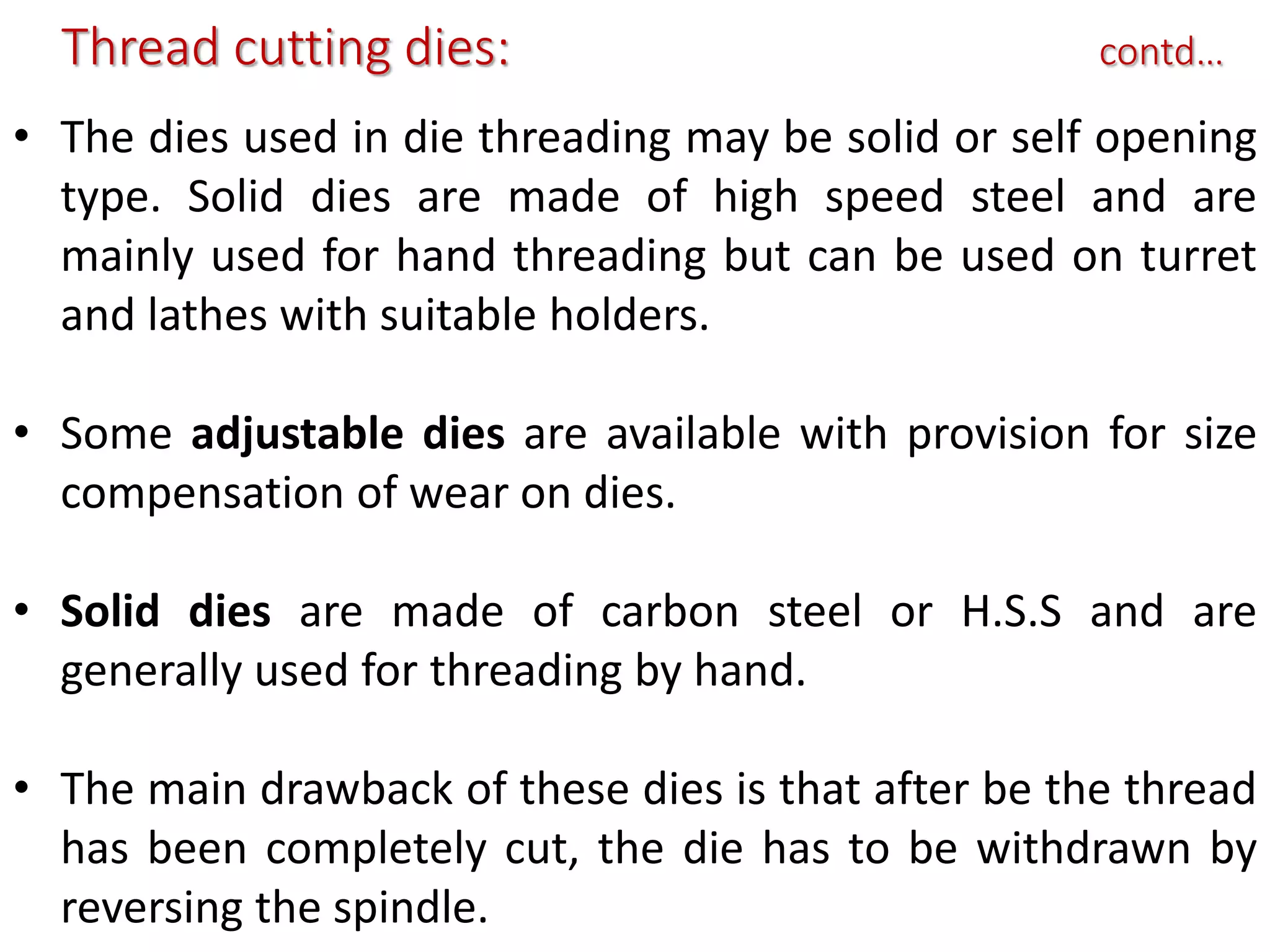 gear and thread manufacturing,metal cutting,manufacturing processes ...