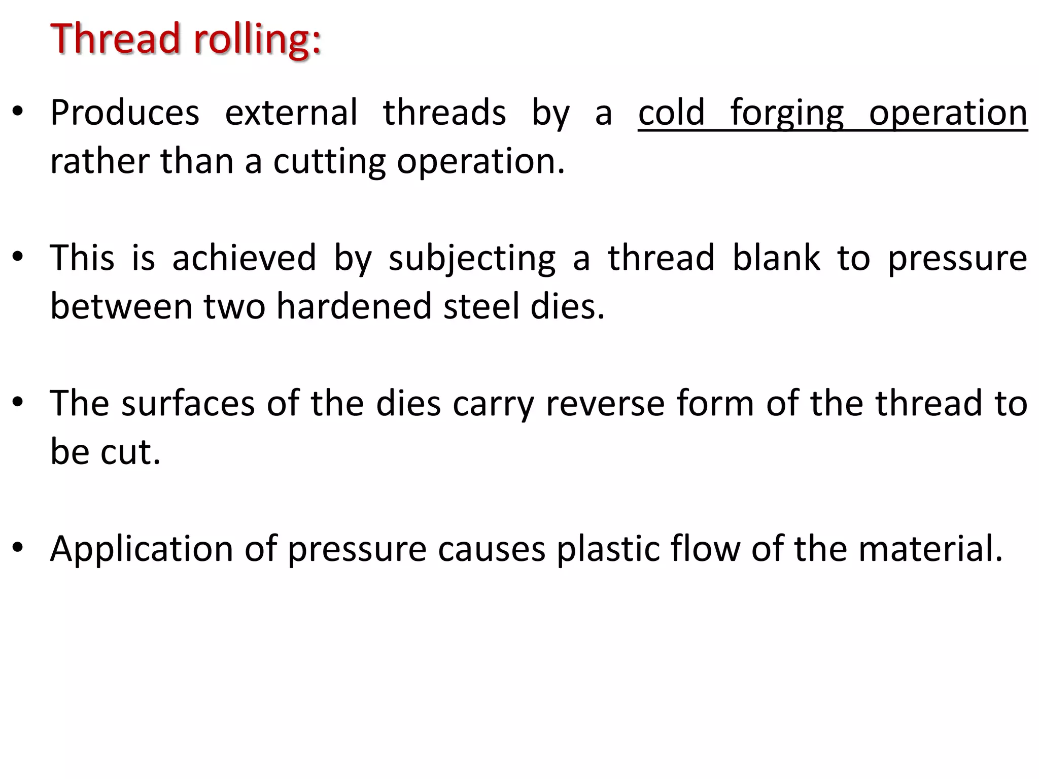 gear and thread manufacturing,metal cutting,manufacturing processes ...