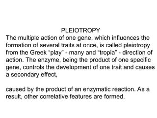 genetics.ppt mendelian law and chromosomal disorders | PPT