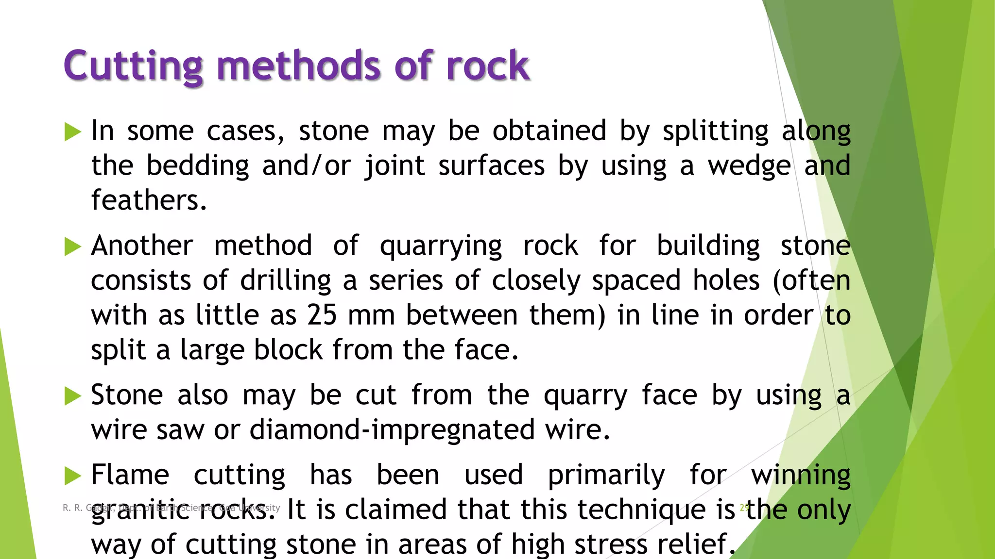 3 geological materials for construction | PPTX