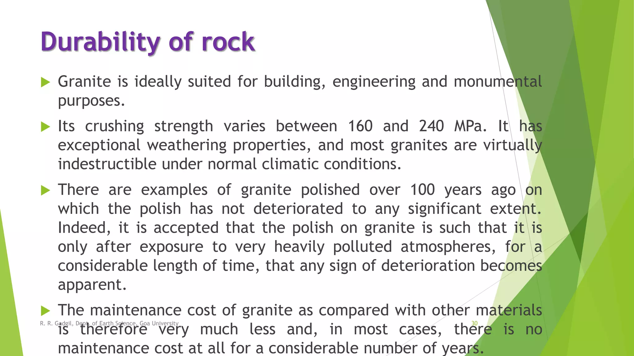 3 geological materials for construction | PPTX
