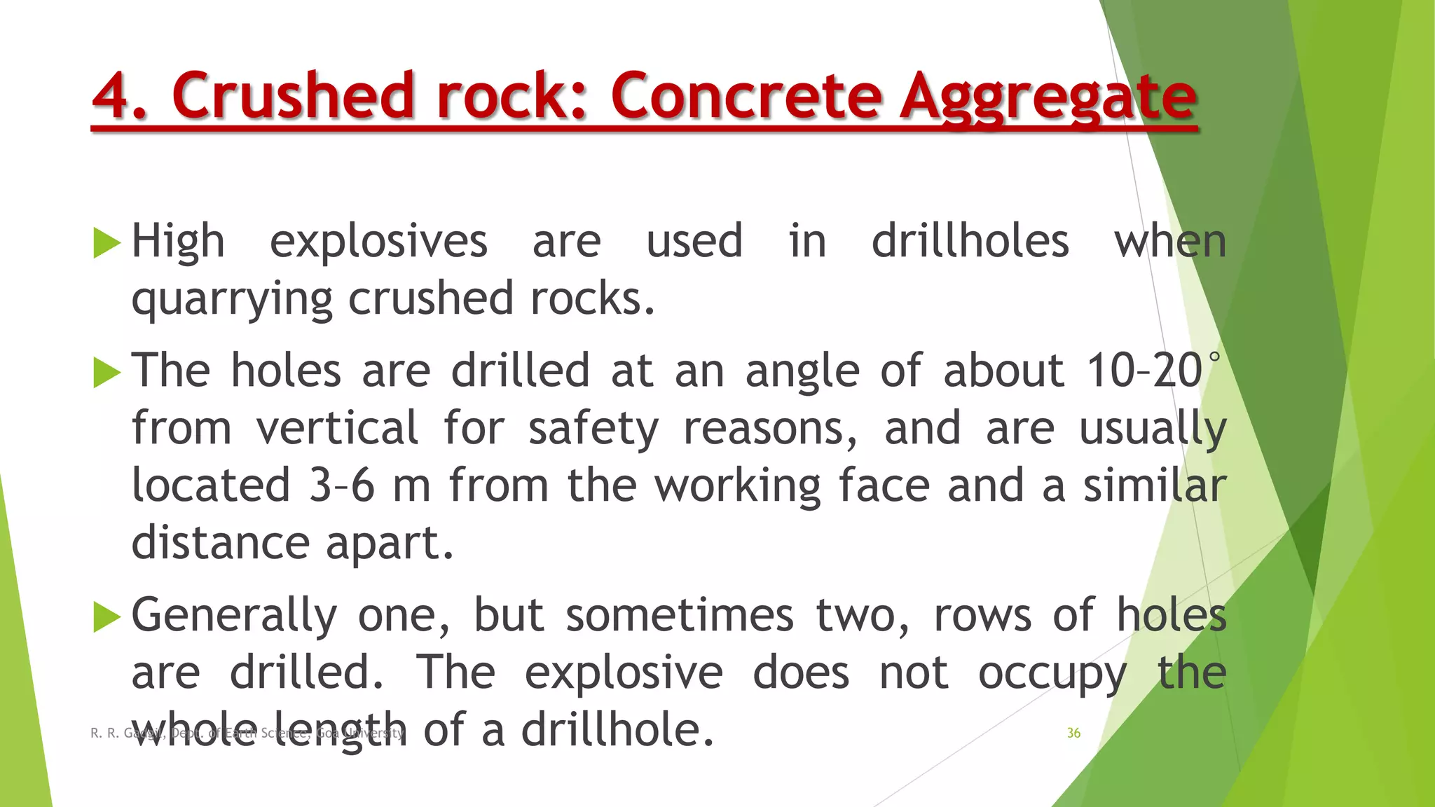 3 geological materials for construction | PPTX