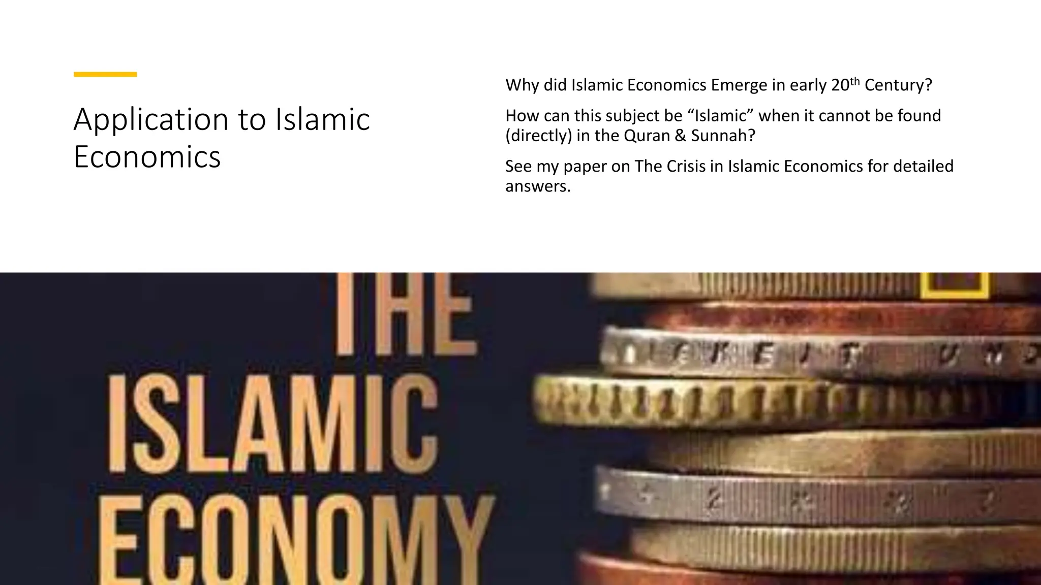 First, Second, and Third Generation Islamic Economicss | PPT