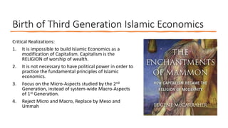 First, Second, and Third Generation Islamic Economicss | PPTX