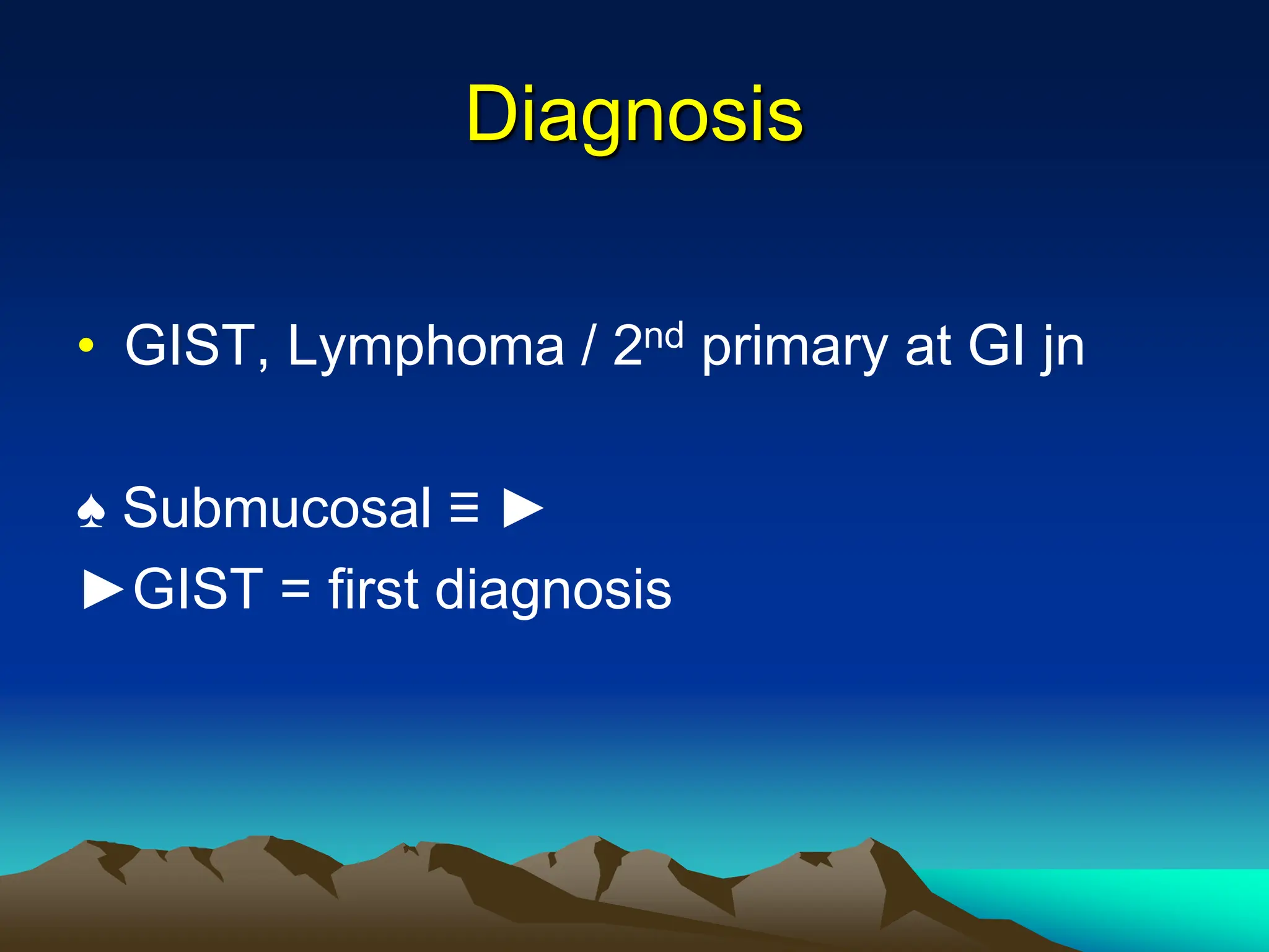 GIST (Gastrointestinal Stromal Tumor).ppt | Digestive Disorders ...