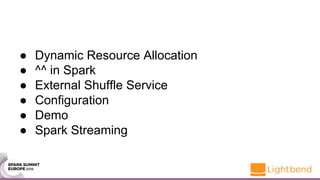Spark Summit EU talk by Luc Bourlier | PDF