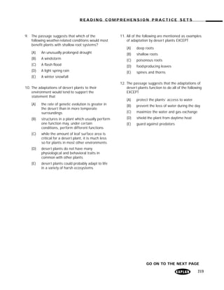 3 Gmat Reading Comprehension Practice Sets 18 Questions Each | PDF