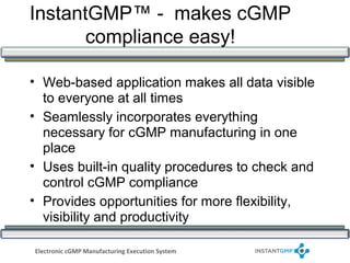Instant GMP Compliance Series for Dietary Supplements – Cost of ...