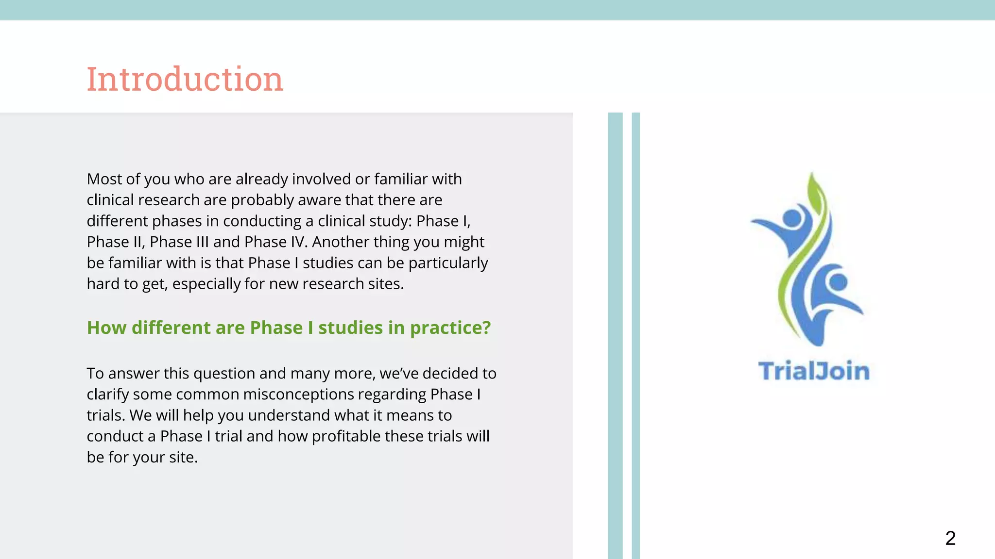 A guide to phase i clinical trials | PPTX